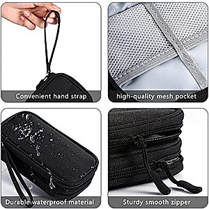 Qinntono Big Capacity Pencil Bag Pen Case, Large Pencil Pouch Handheld Pencil Bag Pen Case Pen Holder for Accessories Pouch Stationery Pouch Zipper Bag for Office Men Women Adult