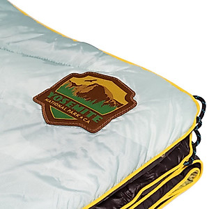 Rumpl The Original Puffy National Parks Collection | Printed Outdoor Camping Blanket for Traveling, Picnics, Beach Trips, Concerts | Yosemite and Yellowstone