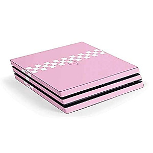 Skinit Decal Gaming Skin Compatible with PS4 Pro Console - Originally Designed Pink Checkerboard Design
