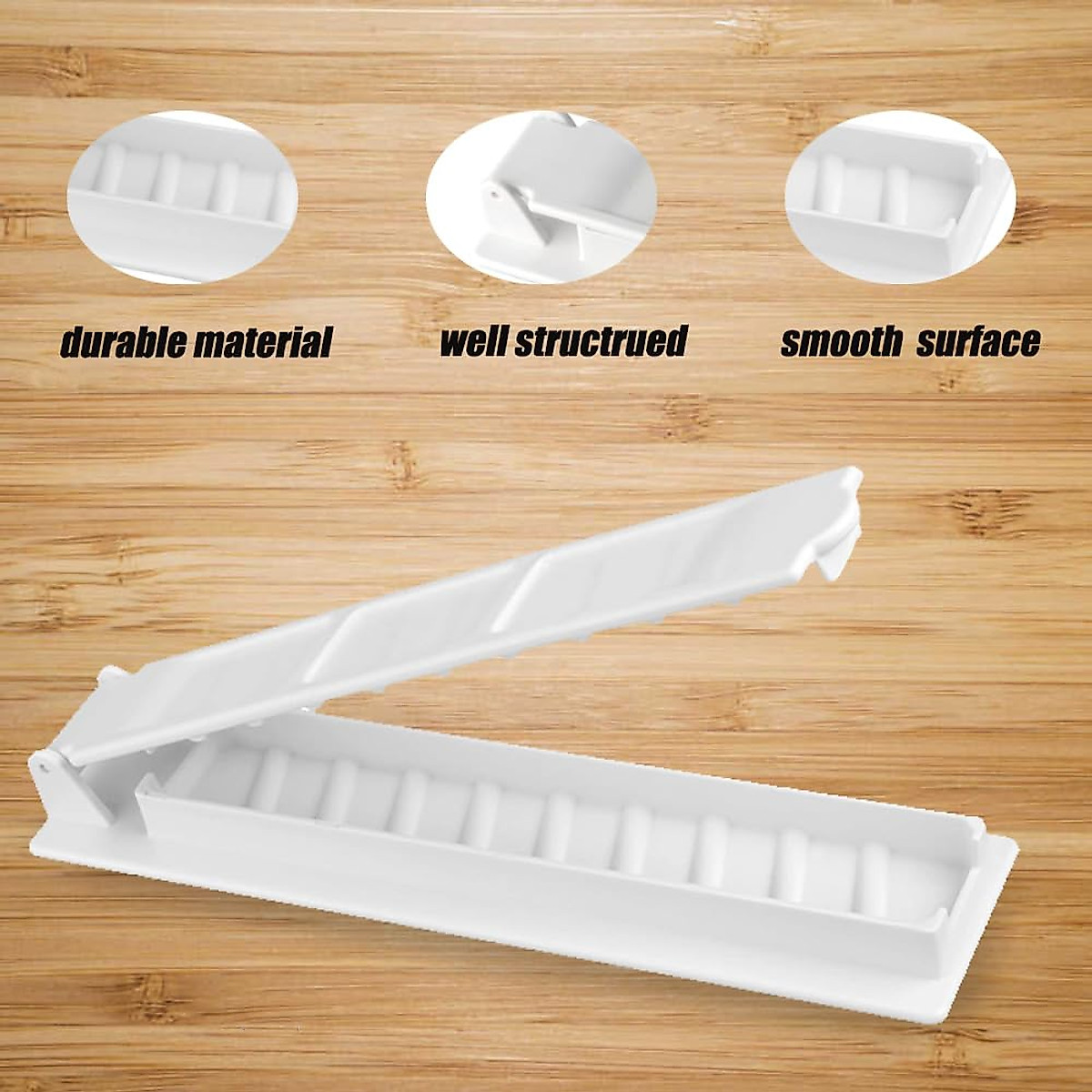 Kebab Maker for Skewers and Sticks Manual Plastic Kebab Press Mould Tool Outdoor BBQ Kofta Maker