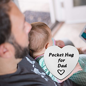 Lywjyb Birdgot Mom Gift Pocket Hug for Mom Gifts Mom Gifts from Son Daughter Pocket Hug Token Gift (Pocket Hug for Dad)
