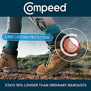 Compeed Advanced Blister Care 10 Count Mixed Sizes Pads (2 Packs), Hydrocolloid Bandages, Heel Patches, Blister on Foot, Blister Prevention & Treatment, Waterproof Cushions, Packaging May Vary