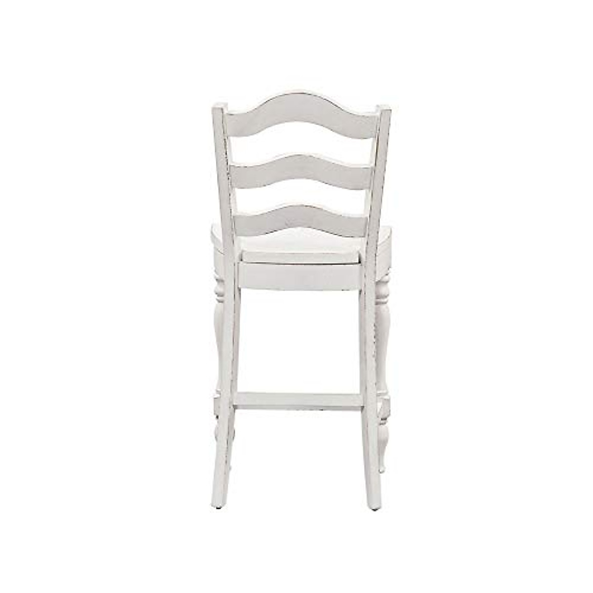 Liberty Furniture INDUSTRIES Magnolia Manor Ladder Back Counter Chair, White