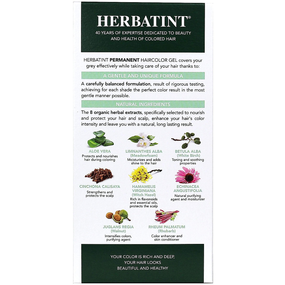 Herbatint Permanent Haircolor Gel, 5N Light Chestnut (5N) 4.56 Fl Oz