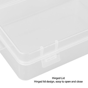 Mini Transparent Container Box Small Clear Dustproof PP Safe Multifunctional Rectangular Jewelry Storage Box Makeup Products