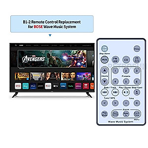 Universal Replacement Remote Control Compatible for Bose Sound Touch Wave Music Radio System I II III IV (White)