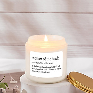 Mother of The Bride Gifts Candle - Wedding Gift for Mother of The Bride Mom of Bride Gifts Mother of The Bride Gifts from Bride Lavender Scented Candle 4oz