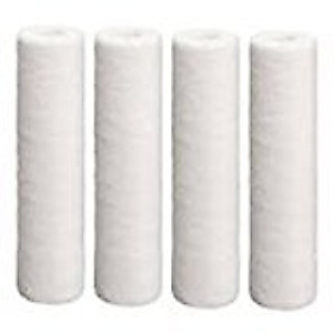CFS – 4 Pack Sediment Water Filter Cartridges Compatible with SDC-25-1005 Models – Removes Bad Taste and Odor – Whole House Replacement Filter Cartridge – 5 Micron – 2.5" x 9-7/8"