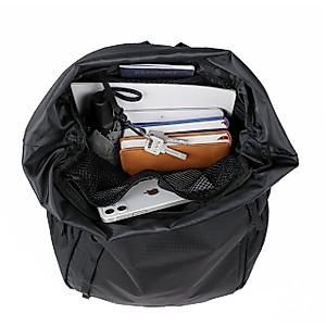 Mouteenoo Gym Backpack with Shoes Compartment, Sports Backpack (Black)