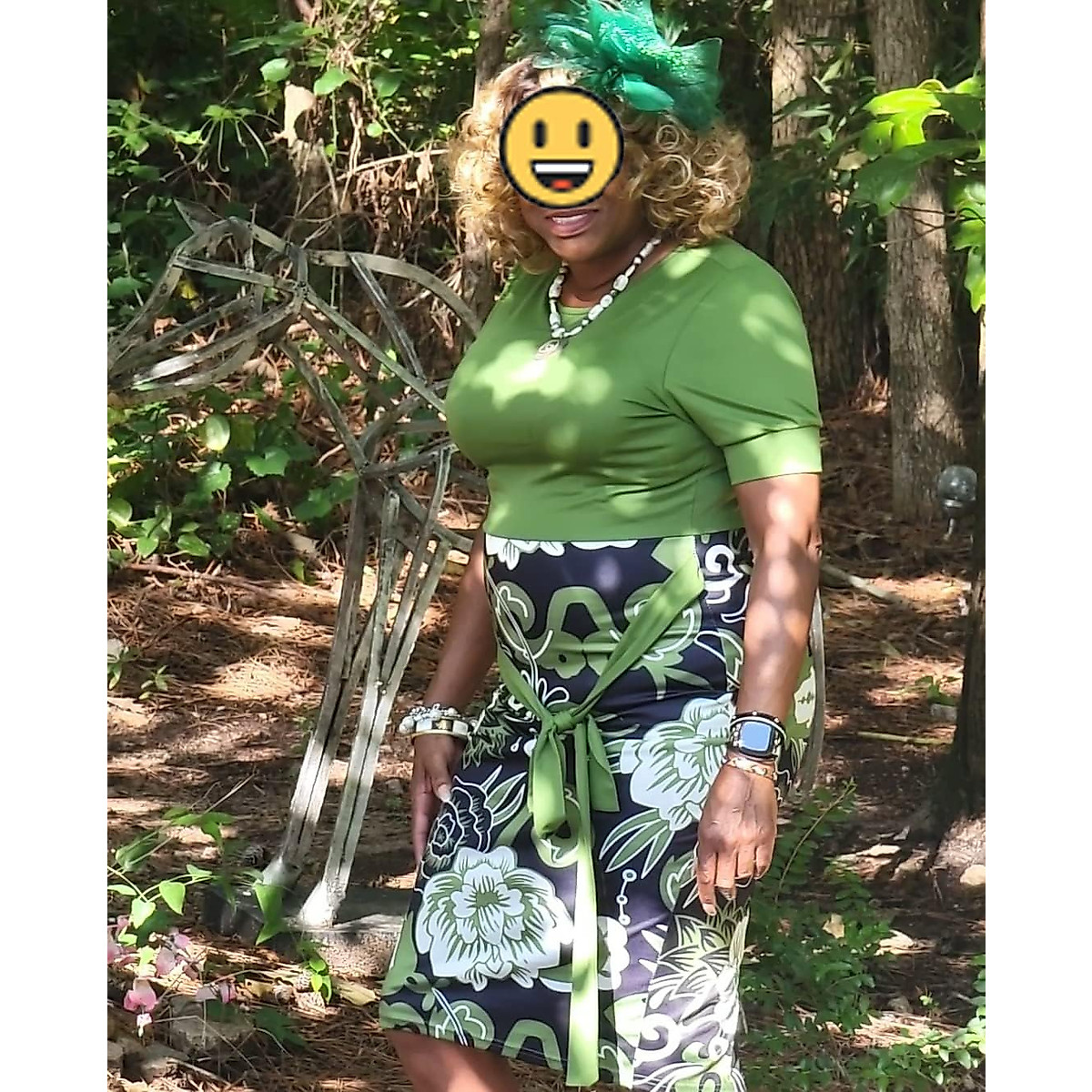 BOGURST Summer Dress for Women Mini Sexy Bodycon Party Dresses Green M