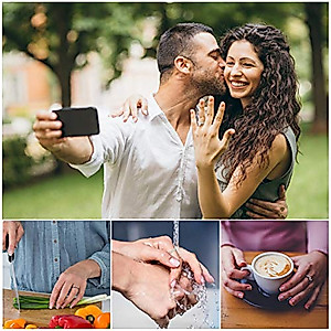 GWHOLE Ring Size Adjuster with Silver Polishing Cloth,Set of 4 (2mm/3mm)