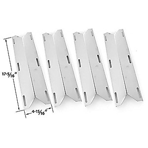 Oceanside bbq parts factory Replacement Kit for Charmglow 720-0536 Gas Model Includes Burners, Heat Plates and Stainless Steel Grates