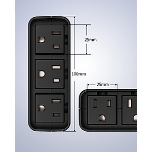 Outdoor Smart Plug, Outdoor Wi-Fi Outlet with 3 Sockets, Compatible with SmartThings, Alexa, Google Home, Wireless Remote Control/Timer by Smartphone, IP44 Weatherproof, FCC/RoHS Certified