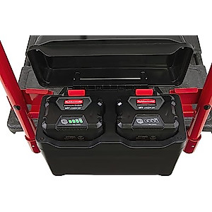 Rubbermaid Commercial Products Platform Truck Motorized Kit, Medium Size, 24"x48", for Moving Heavy Loads in Industrial/Commercial/Warehouse Environments