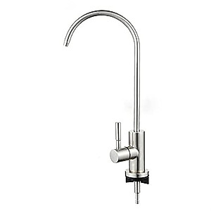 RTYUIE 1/4" Kitchen Faucet Direct Drinking Water Tap Water Purifier Faucet Kitchen Sink Drinking Water Impermeable Purifier Faucet Installation is Convenient for Smooth Water Outlet