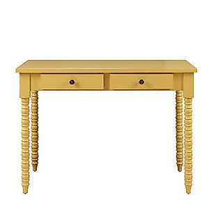 Acme Furniture Altmar Desk, Yellow
