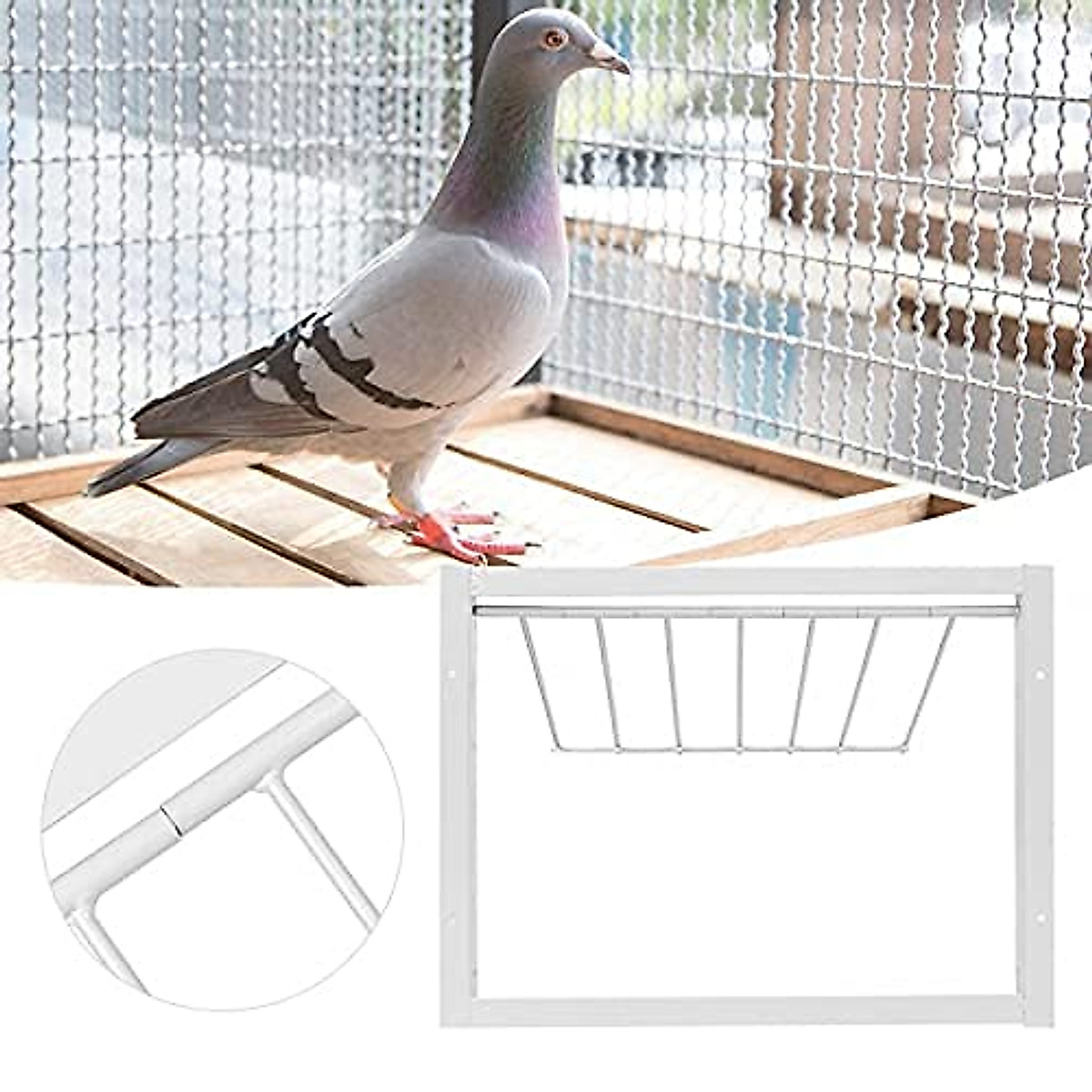 26cm(Tall)*30cm(Long) T-Trap for Pigeon Birds House Door