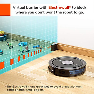 ILIFE A9 Robot Vacuum Cleaner, Wi-Fi Connected, Cellular Dustbin, Strong Suction, 2-in-1 Roller Brush, Automatic Self-Charging, Slim,Quiet, Works with Alexa, for Hard Floors to Medium-Pile Carpets.