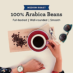 Seattle's Best Coffee Decaf Portside Blend Medium Roast Ground Coffee | 12 Ounce Bags (Pack of 6)