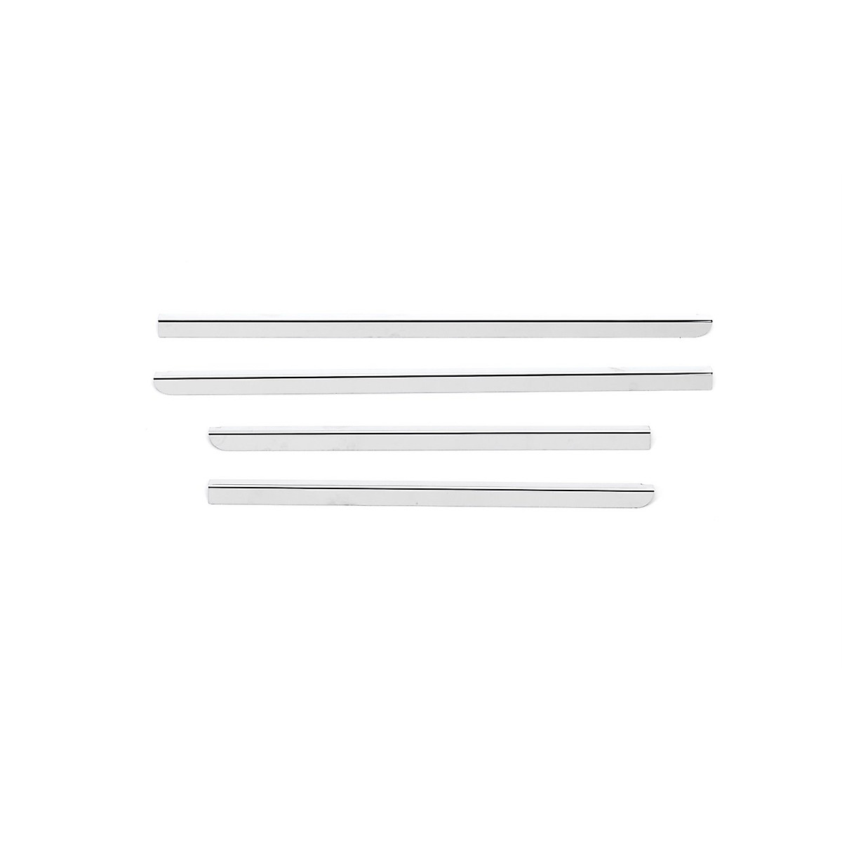 Putco 97501 Stainless Steel Window Trim,Chrome