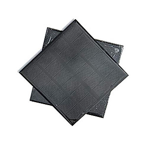 XINI INDUSTRIAL 5pcs 3w 6v 500ma 145x145mm Mini Monocrystalline Silicon Solar Panel Module DIY Polysilicon Solar Epoxy Cell Charger