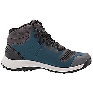 KEEN Women's Tempo Flex Mid Height Lightweight Waterproof Hiking Boot, Blue Coral/Star White, 9