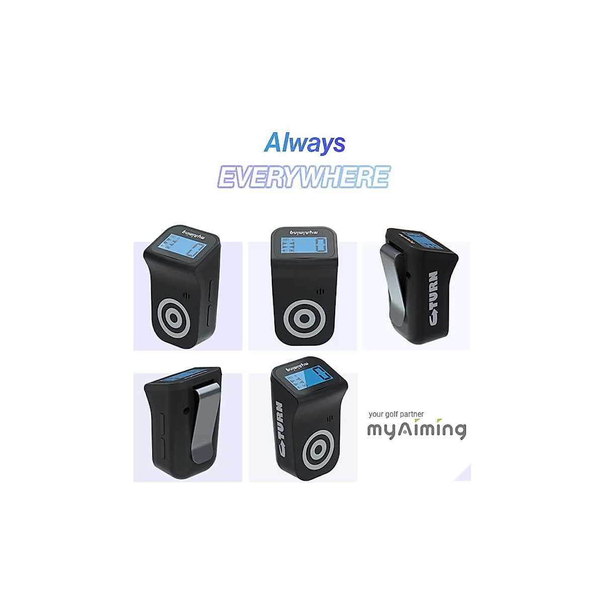 MYAIMING Golf Aiming and Body Turn Practice at Once. T-1000