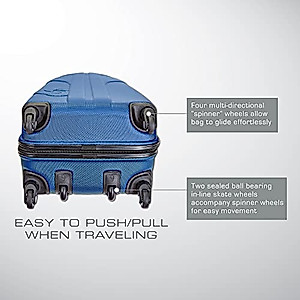Samsonite Golf Hard-Sided Travel Cover Case,Blue