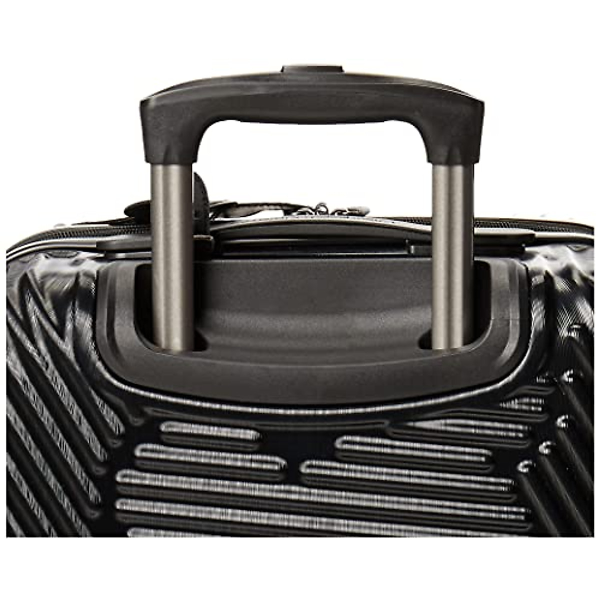 American Tourister Disney Molded Hardside Expandable Luggage with Spinner Wheels, Black, Carry-On 20-Inch