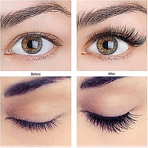 Hipeya 20 Pairs False Eyelashes 20 Styles Mixed Pack Cat Eye Fluffy Eyelashes Pack 3D Volume Multi Layers Insensibility Faux Mink Lashes Packs for Daily Party Show Drama