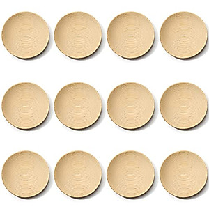 Tea Bag Coasters Bamboo Wood Tea Bag Saucer Teabag Coaster Tea Bag Storage Rack Tray Bracket Tea Bag Set of 12 (Wood)