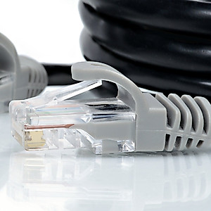 Mediabridge CAT6 Ethernet Patch Cable (25 ft) RJ45 Connectors with Gold Plated Contacts (10gbps)