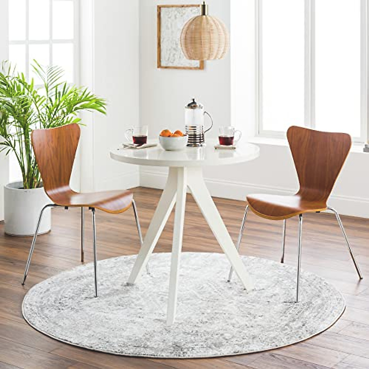 Artistic Weavers Desta Vintage Oriental Area Rug, 5'3" Round, Charcoal