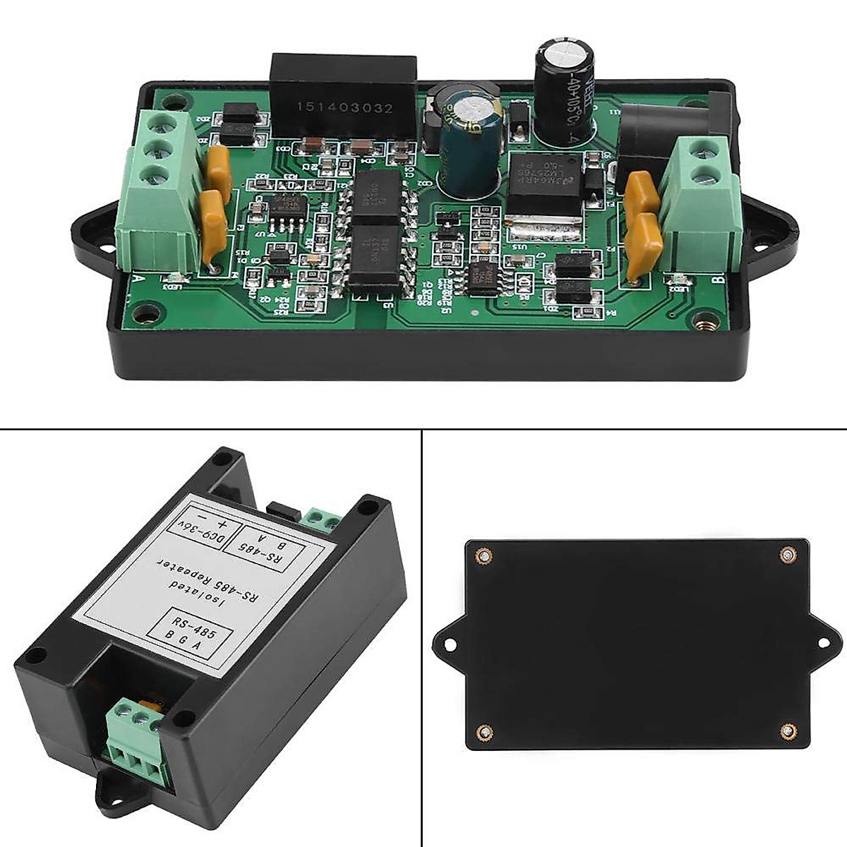 RS485 Repeater, Electrical Isolation Amplifier Isolated Distance Extender 1pc Industrial Grade