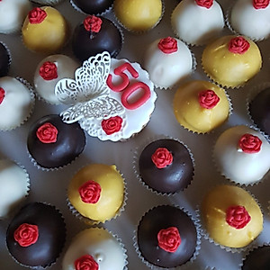 SaSa Design Rose Silicone Mold,Small Soap Clay Fimo Chocolate Sugarcraft Baking Tool DIY Cake Silicone Mold for Baby Shower Party Birthday Party Cake Decoration (Small Rose Mold)