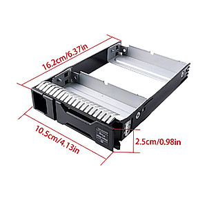 Original Non Hot Plug SAS/SATA 3.5" HDD Tray Caddy 652998-001 Replacement for HP Gen8 Server DL160/DL360p/DL380p/ML310e