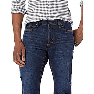 Amazon Essentials Men's Straight-Fit Stretch Jean, Indigo Wash, 38W x 29L