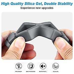 Magnetic Washer Door Prop, Flexible Washing Machine Door Prop Front Loader Helps your Washer Dry Properly to Prevent Odors, Fits Dryers and Dishwashers (Grey)