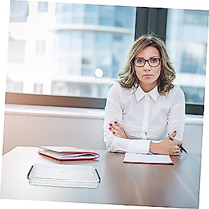 Didiseaon A4 File Organizer Board Game Storage Multifunctional Desk Organizer Plastic Desk Shelf Document Holder Case Clear File Case Desktop File Case Cosmetic Storage Box The Pet Student