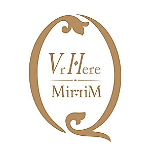 VrHere MirriM LED Lighted Travel Makeup Magnifying Mirror,Magnifies 10x and 1x, Luxury Double Side and Folding Pocket Vanity/Cosmetic Mirror (Black)