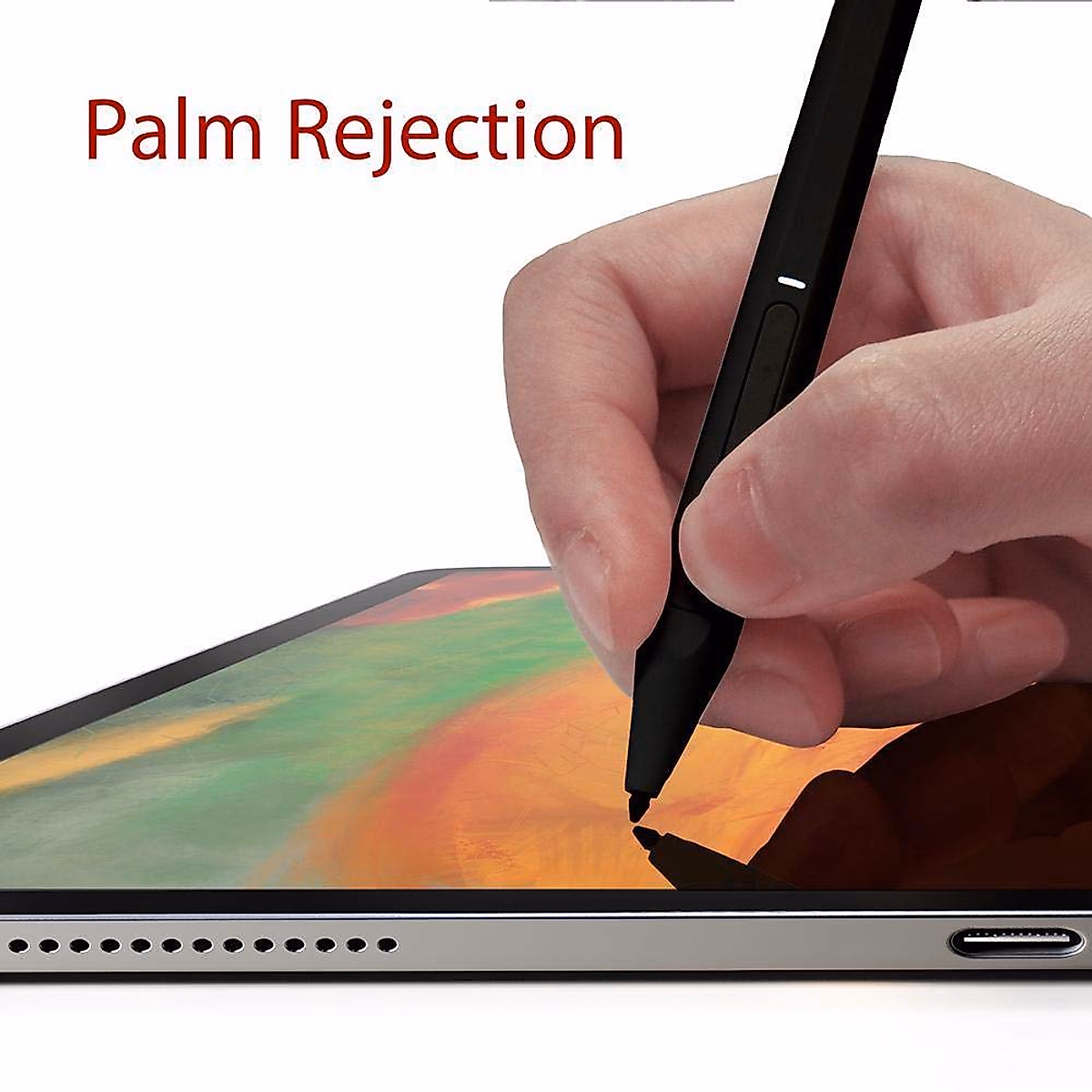 BoxWave Stylus Pen Compatible with HP Pavilion x360 Convertible 2-in-1 (14") - ActiveStudio Active Stylus, Electronic Stylus with Ultra Fine Tip - Jet Black