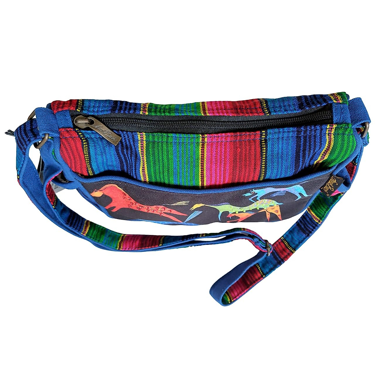 Laurel Burch Dancing Horses Crossbody Bag (Multi)