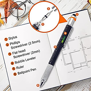 Tesmotor Garden Tools Set, Gardening Gifts for Women Men, 7-Piece Heavy Duty Stainless Steel Gardening Tools with Ergonomic Wooden Handle, Include Multitool Pen and Durable