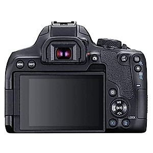 Canon EOS 850D (Rebel T8i) DSLR Camera w/EF-S 18-55mm F/4-5.6 Zoom is STM Lens + 420-800mm f/8.3 HD Telephoto Zoom Lens + 2X 64GB Memory + Hood + Case + Filters + Tripod + More (35pc Bundle)