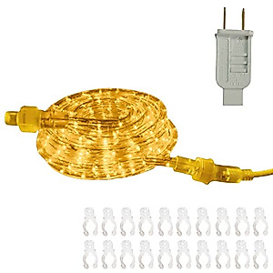 Deco String LED Rope Lights, 10M 33ft, Retro Warm White 2700K, Indoor or Outdoor, 33ft, Linkable, Perfect for Deck, Garden, Patio, Landscape Lighting, Camping, Party, Bedroom Décor, Waterproof