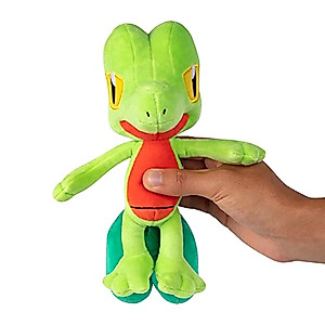 Pokémon 8" Treecko Plush - Officially Licensed - Quality Soft Stuffed Animal Toy Figure - Ruby & Sapphire Starter - Great Gift for Kids, Boys, Girls & Pokemon Fans