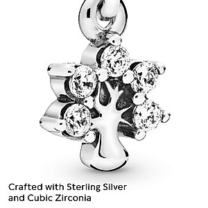 Pandora ME Jewelry Tree Dangle Cubic Zirconia Charm in Sterling Silver