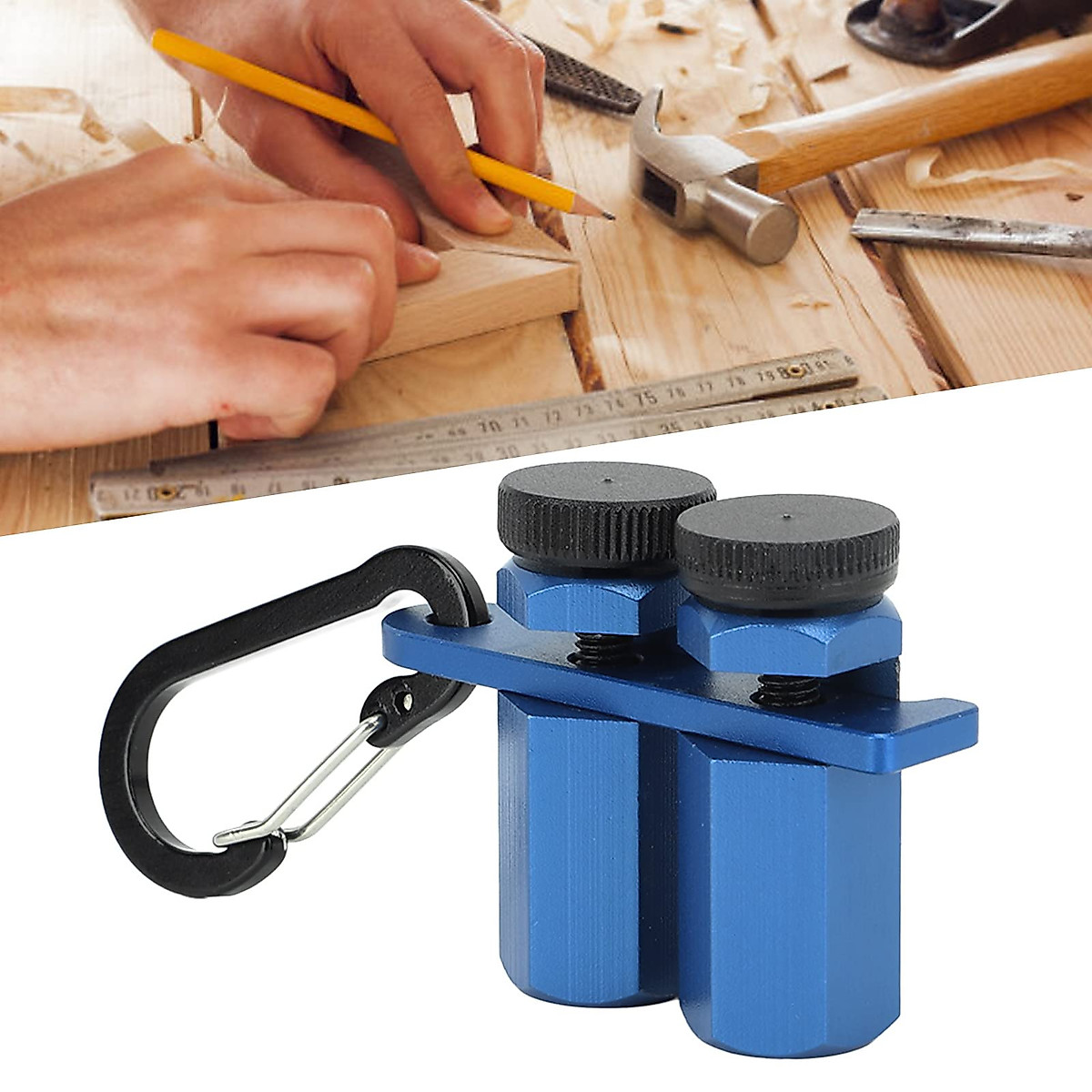 Stair Gauge Knob Metal Stair Stringer Layout Tool Tall Stair Gauge for Framing Carpentry Rafter