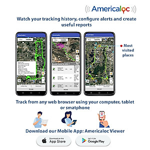 AMERICALOC GPS Tracker. GL300 MXW Series. No subscription required. Pay as you go. Magnet included.