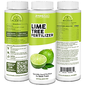 Lime Tree Fertilizer for All Lime and Citrus Trees, Liquid Plant Food 8 oz (250mL)
